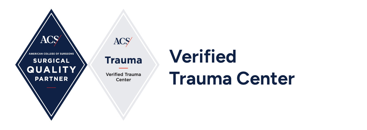 Verified Trauma Center Logo with Surgical Quality Partner & Trauma ...